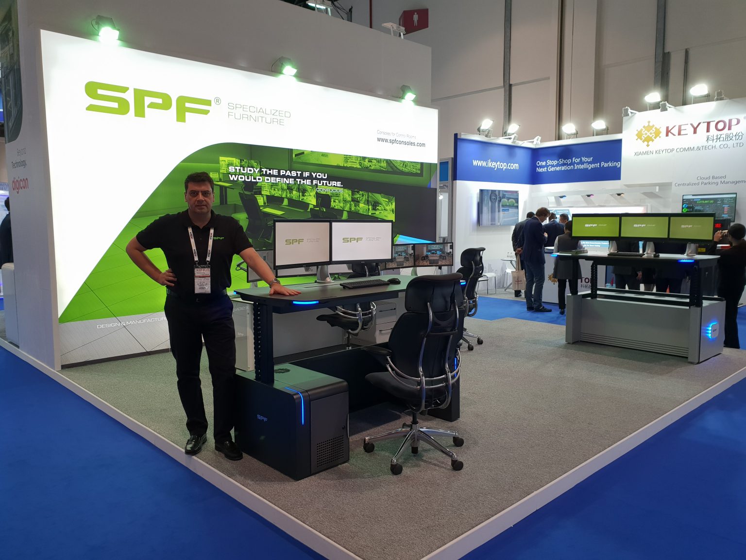 INTERSEC 2019 Dubái – ¡gracias por visitarnos! – SPF | Control Room Consoles