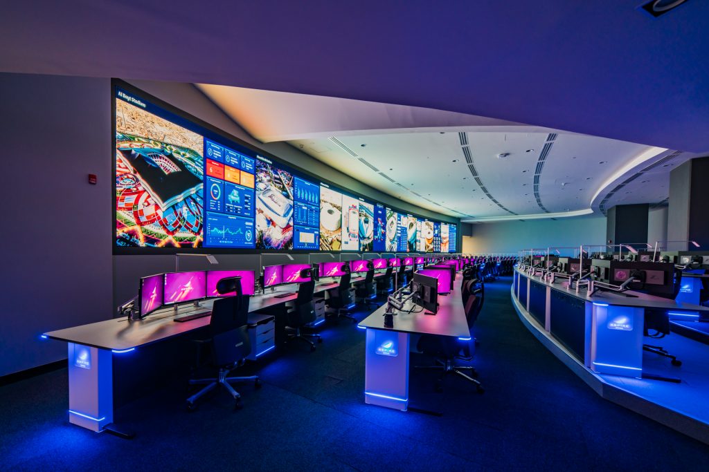 ASPIRE Control & Command Center, Qatar – SPF | Control Room Consoles