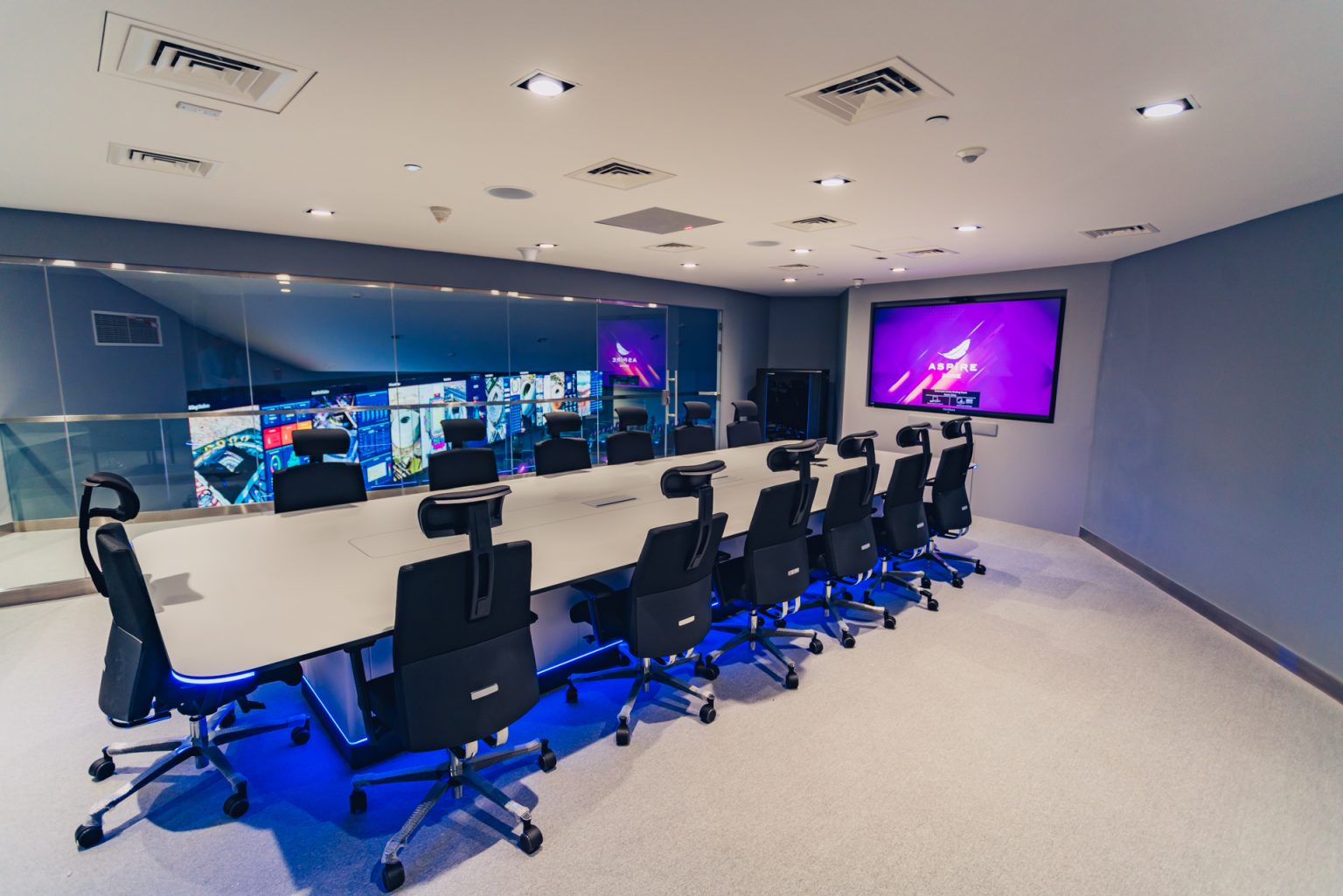 ASPIRE Control & Command Center, Qatar – SPF | Control Room Consoles