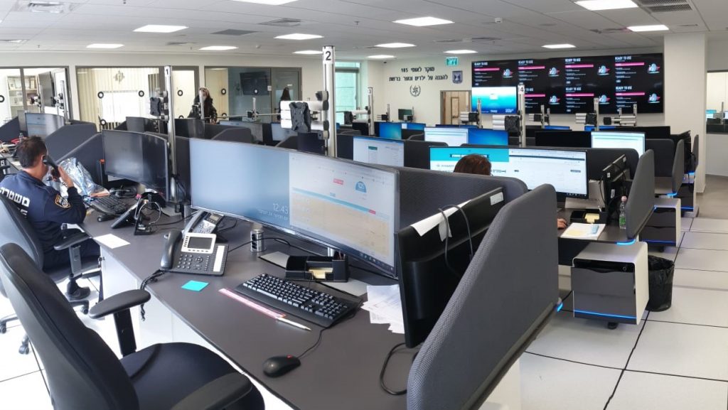 Israel Police Unit 105 Control Center – SPF | Control Room Consoles