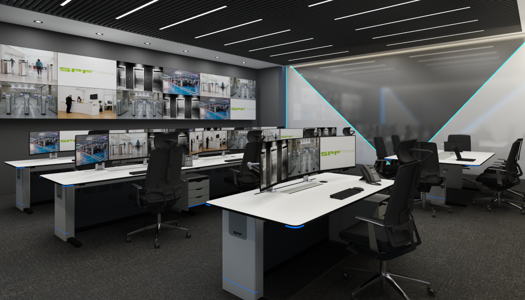 New Security Center in Hungary – SPF | Control Room Consoles