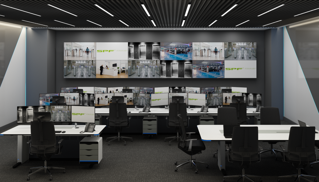 New Security Center in Hungary – SPF | Control Room Consoles
