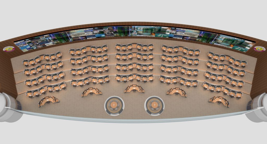 National Command Center, Qatar – SPF | Control Room Consoles