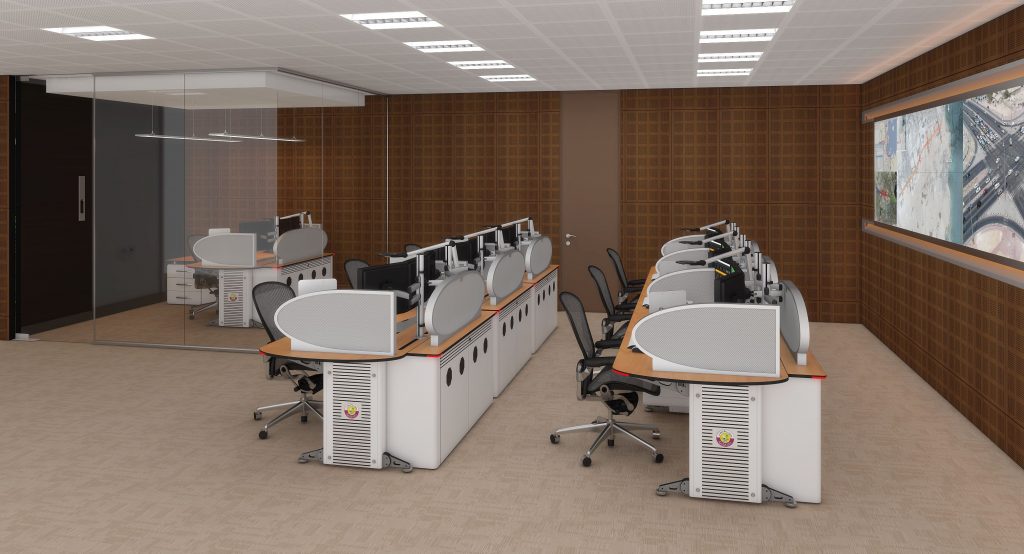 National Command Center, Qatar – SPF | Control Room Consoles