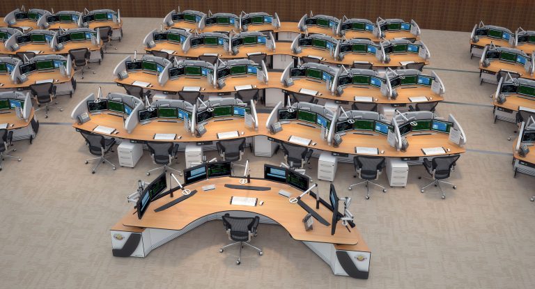 National Command Center, Qatar – SPF | Control Room Consoles