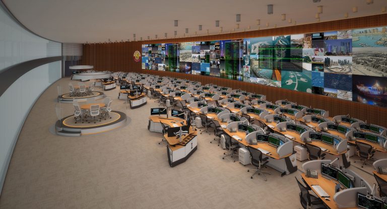 National Command Center, Qatar – SPF | Control Room Consoles