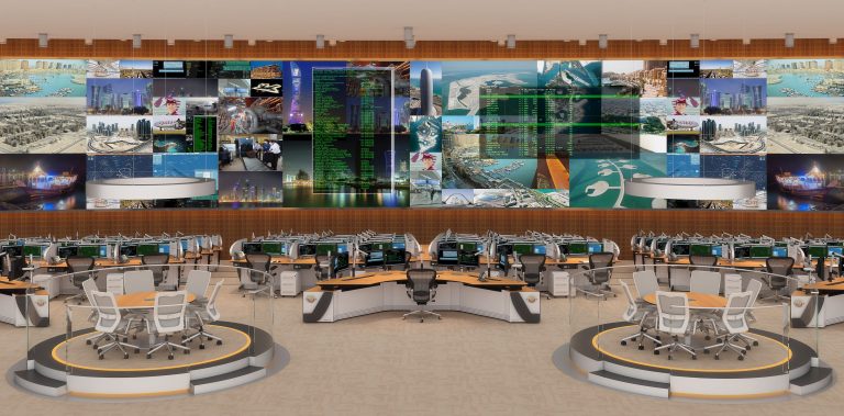 National Command Center, Qatar – SPF | Control Room Consoles