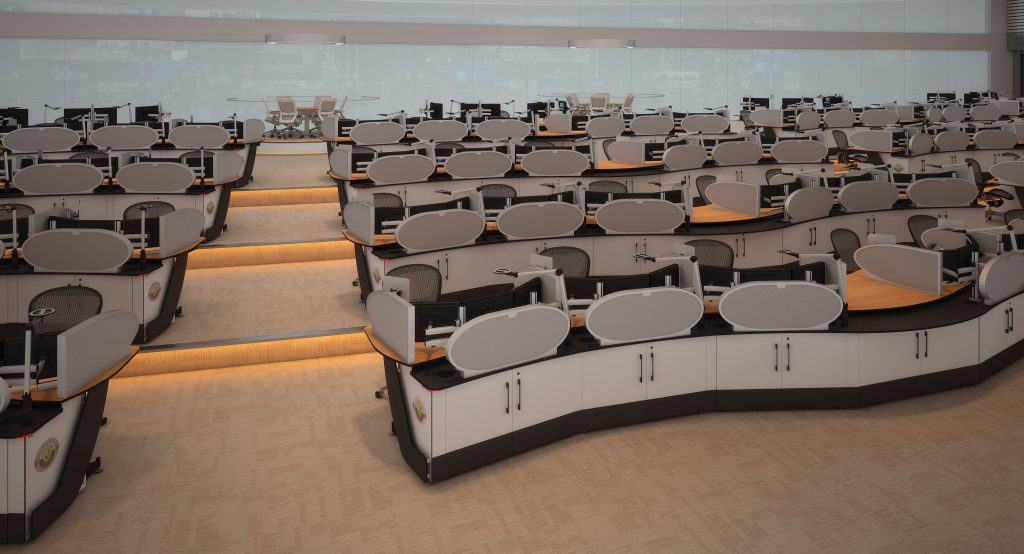 National Command Center, Qatar – SPF | Control Room Consoles