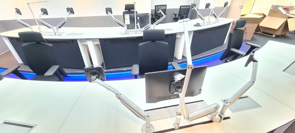 QATAR COOL Command Control Center – SPF | Control Room Consoles