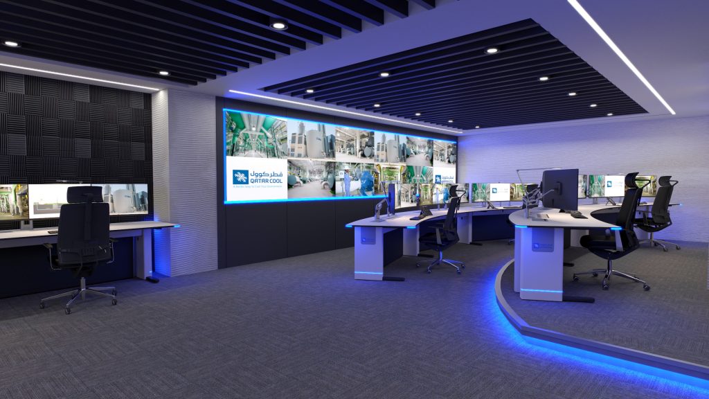 QATAR COOL Command Control Center – SPF | Control Room Consoles