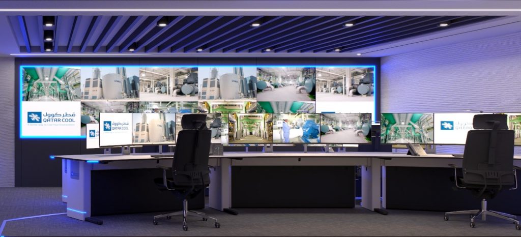 QATAR COOL Command Control Center – SPF | Control Room Consoles