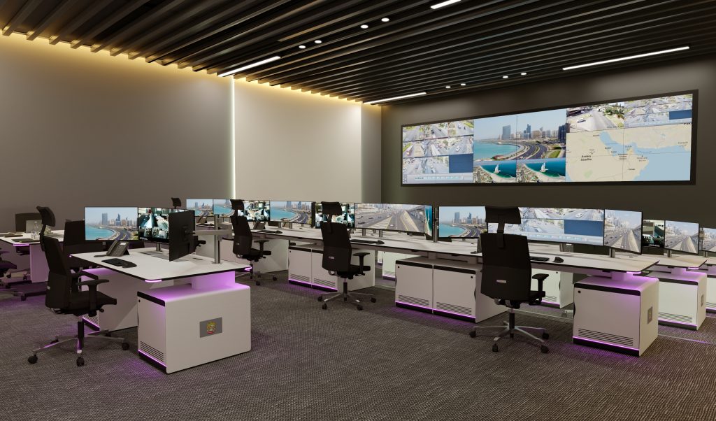 Three Control Centers for the UAE Government – SPF | Control Room Consoles