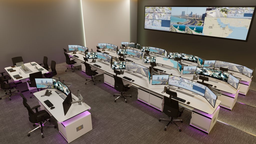 Three Control Centers for the UAE Government – SPF | Control Room Consoles