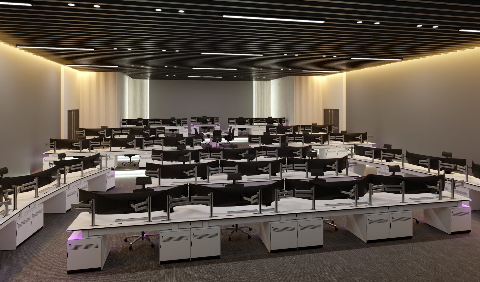 Three Control Centers for the UAE Government – SPF | Control Room Consoles