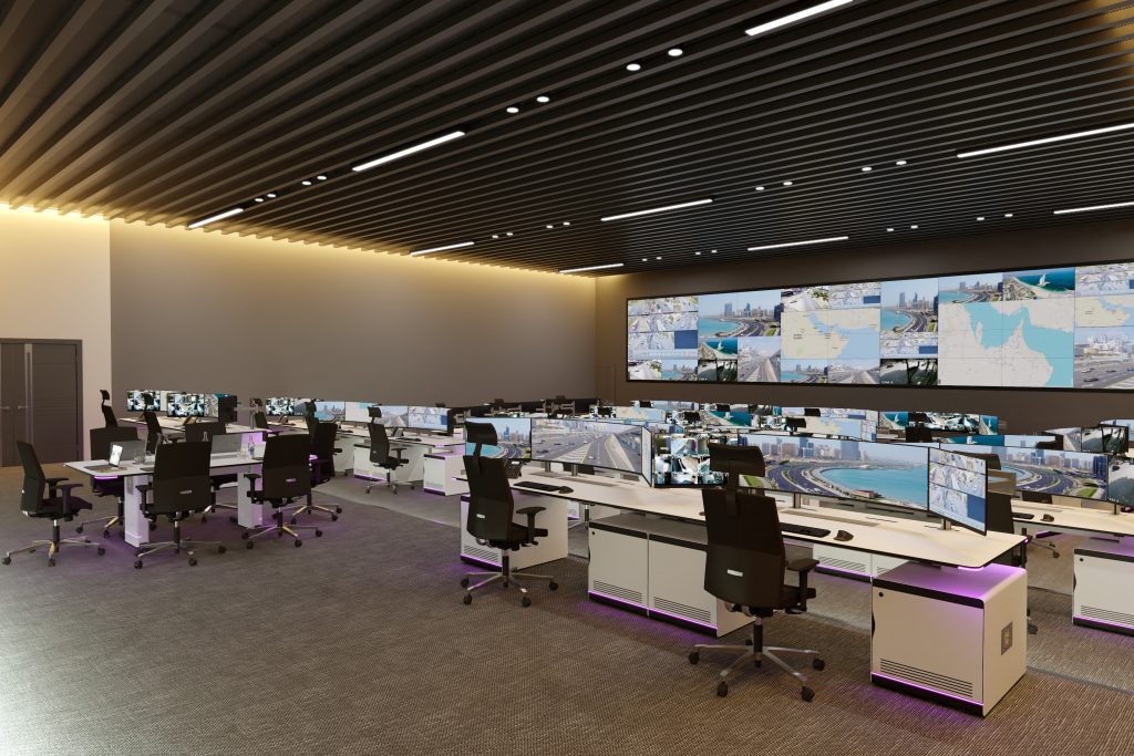 Three Control Centers for the UAE Government – SPF | Control Room Consoles