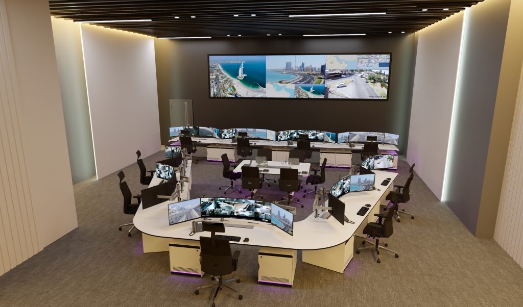 Three Control Centers for the UAE Government – SPF | Control Room Consoles